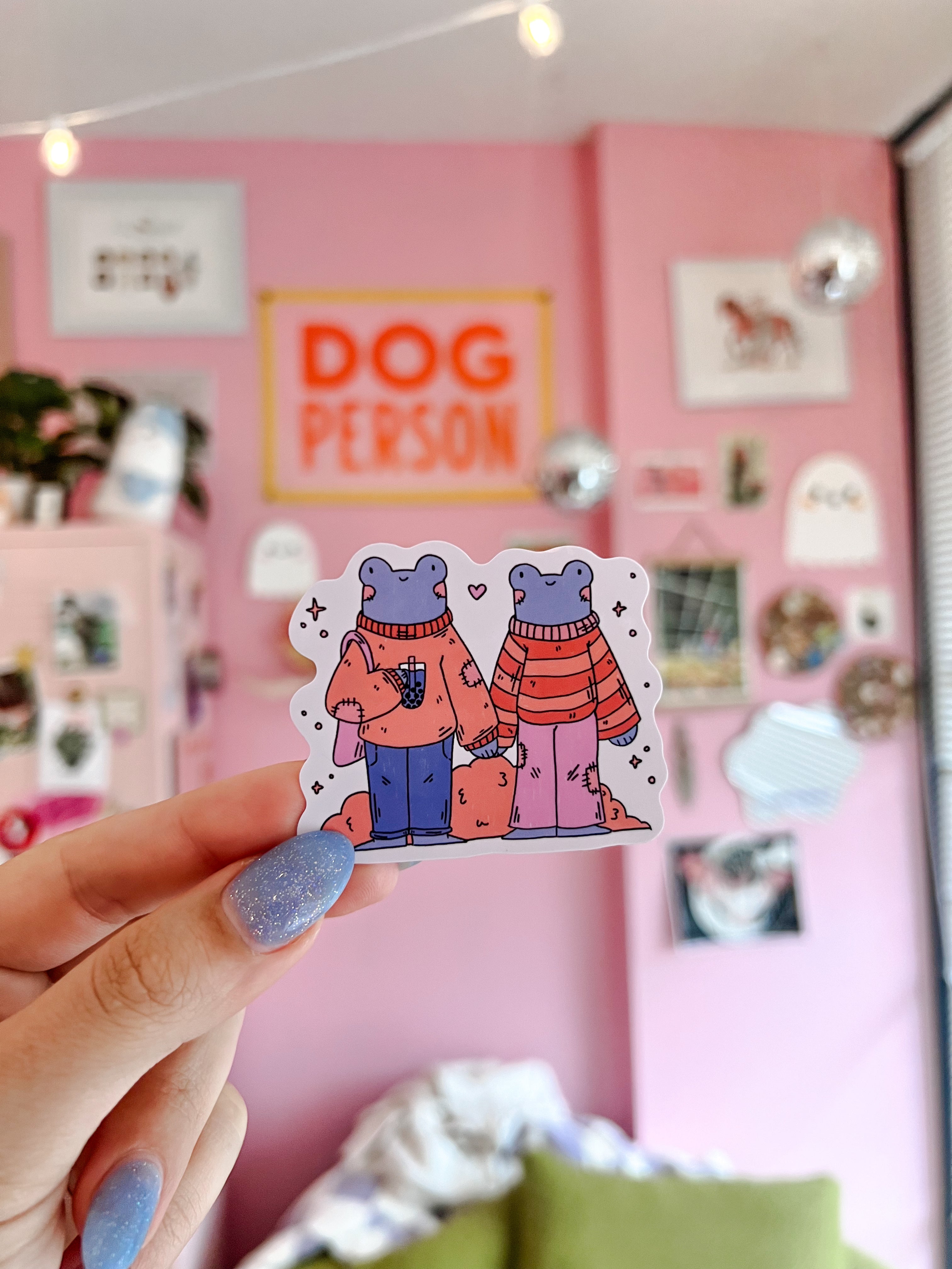 Froggie Friends Sticker Shop Jollie Ollie