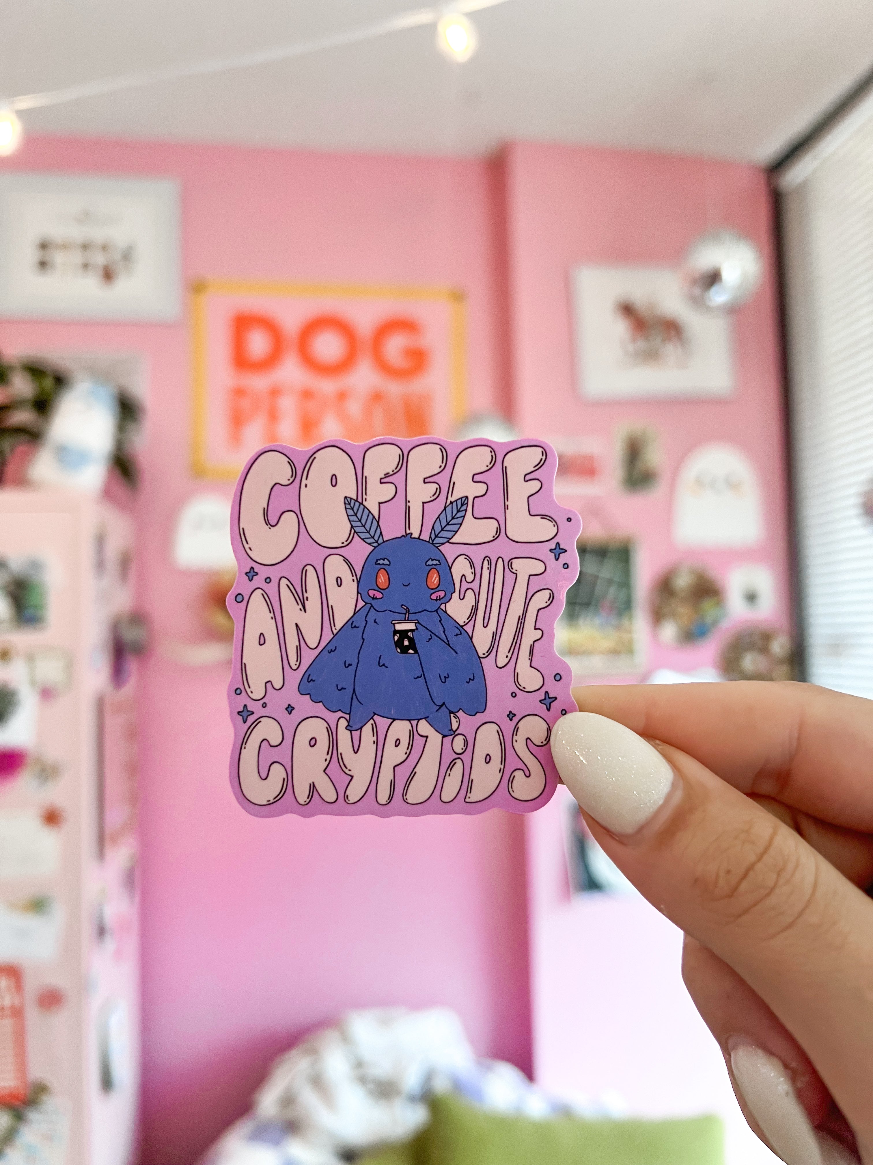 Coffee Cryptids Sticker Shop Jollie Ollie