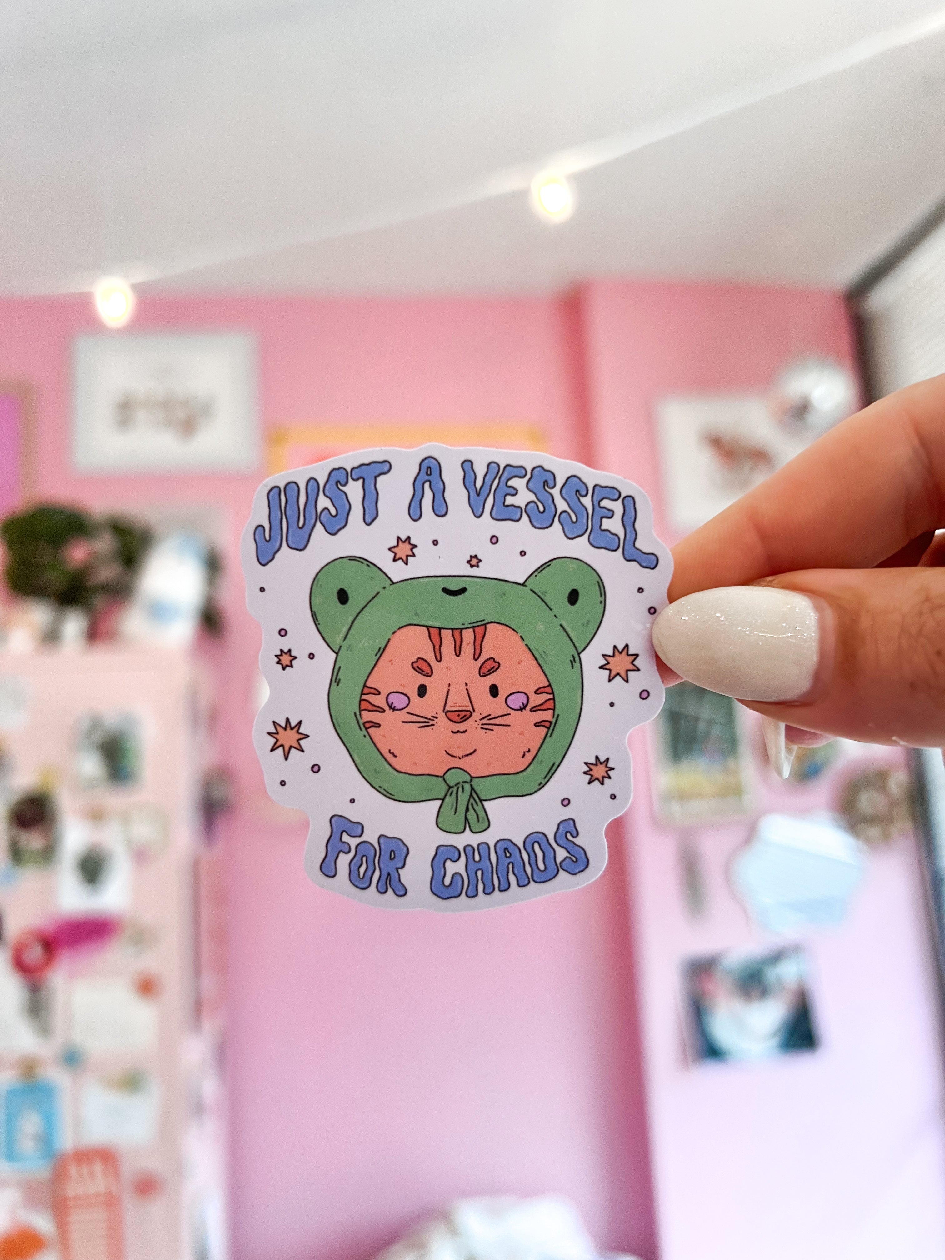 Chaos Cat Sticker – Shop Jollie Ollie