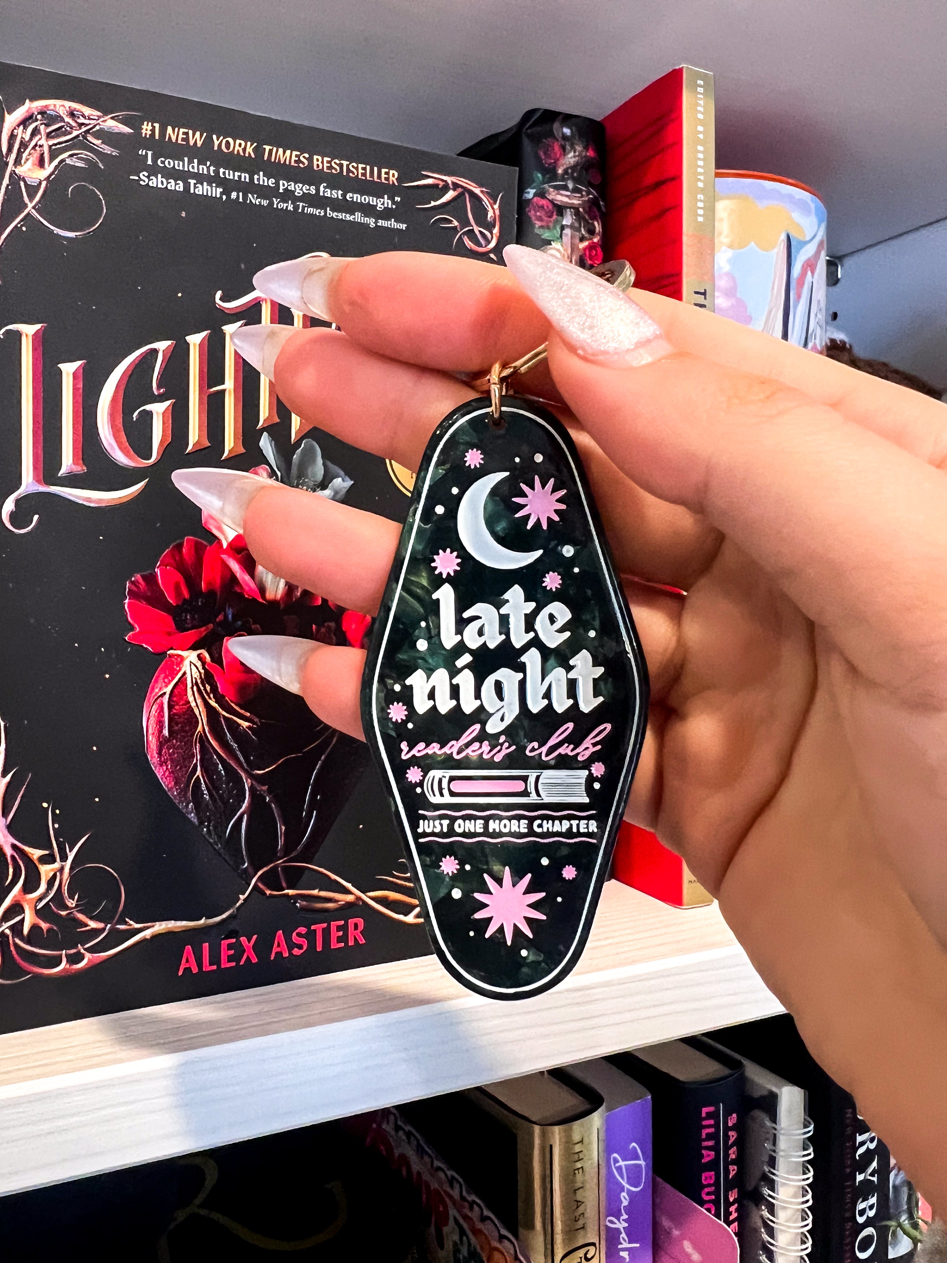 Late Night Readers Acrylic Keychain – Shop Jollie Ollie