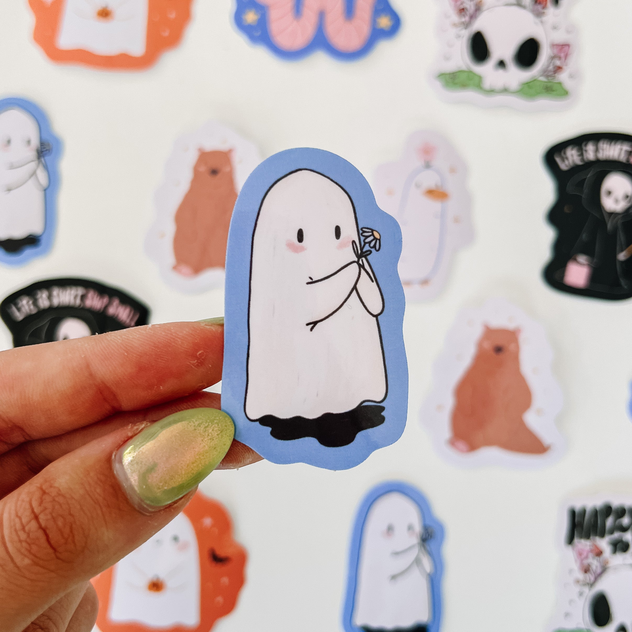 Spring Ghost Sticker – Shop Jollie Ollie