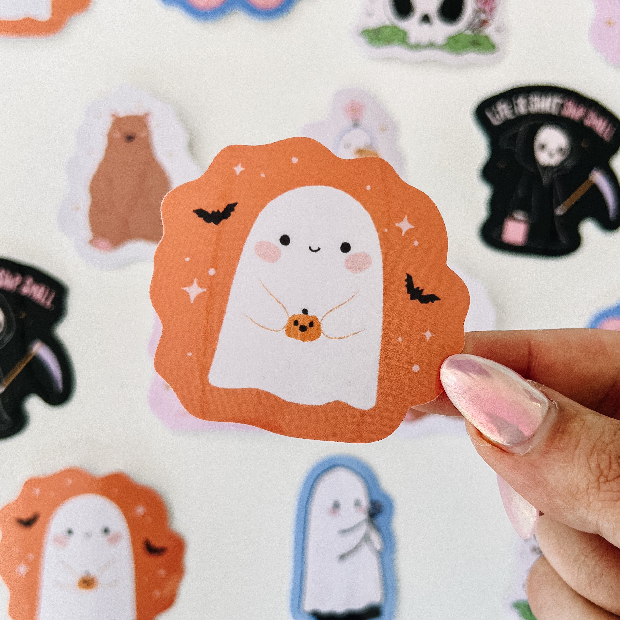 Spooky Little Ghost Sticker – Shop Jollie Ollie