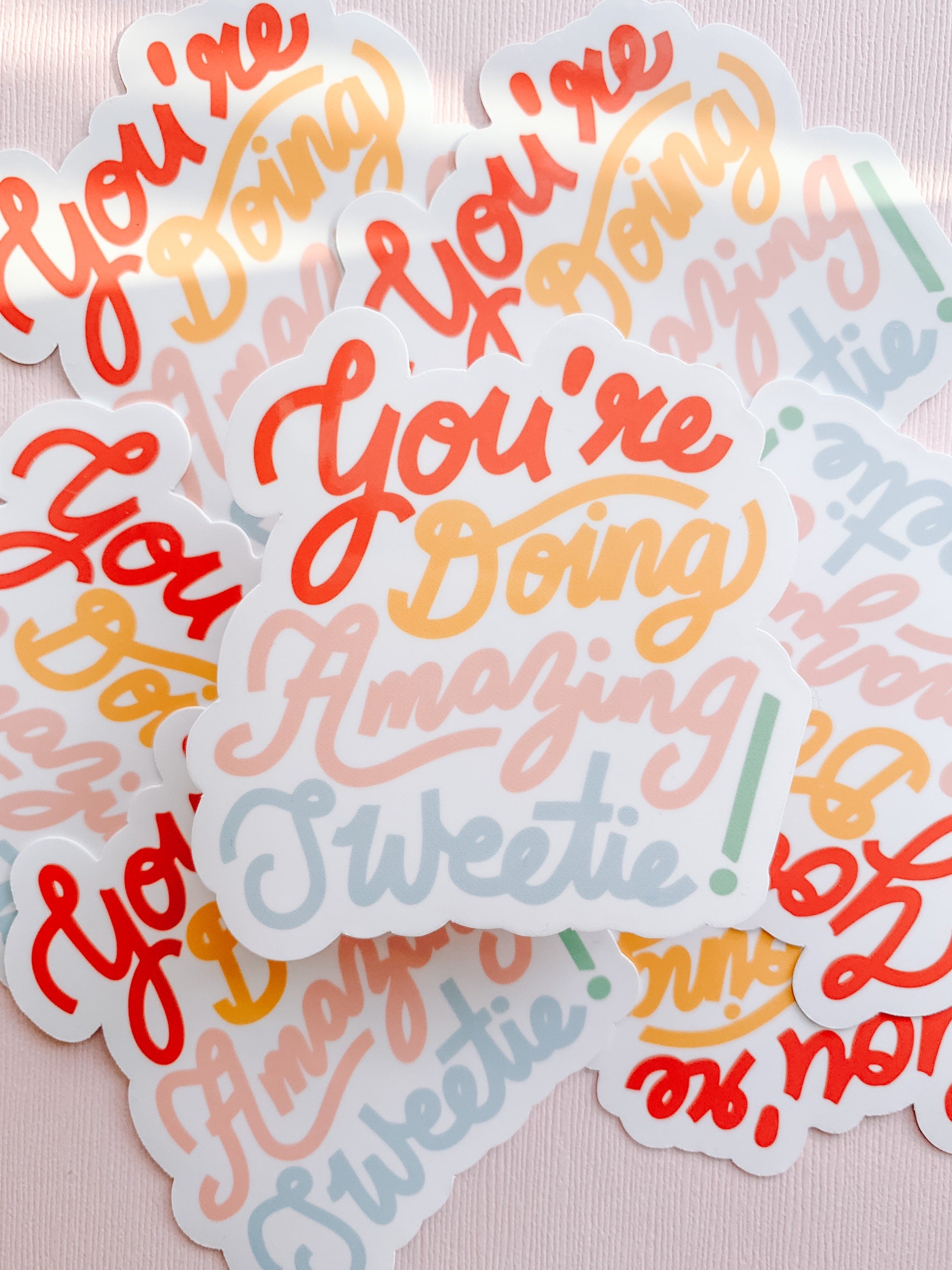 You're Doing Amazing Sweetie Sticker – Shop Jollie Ollie