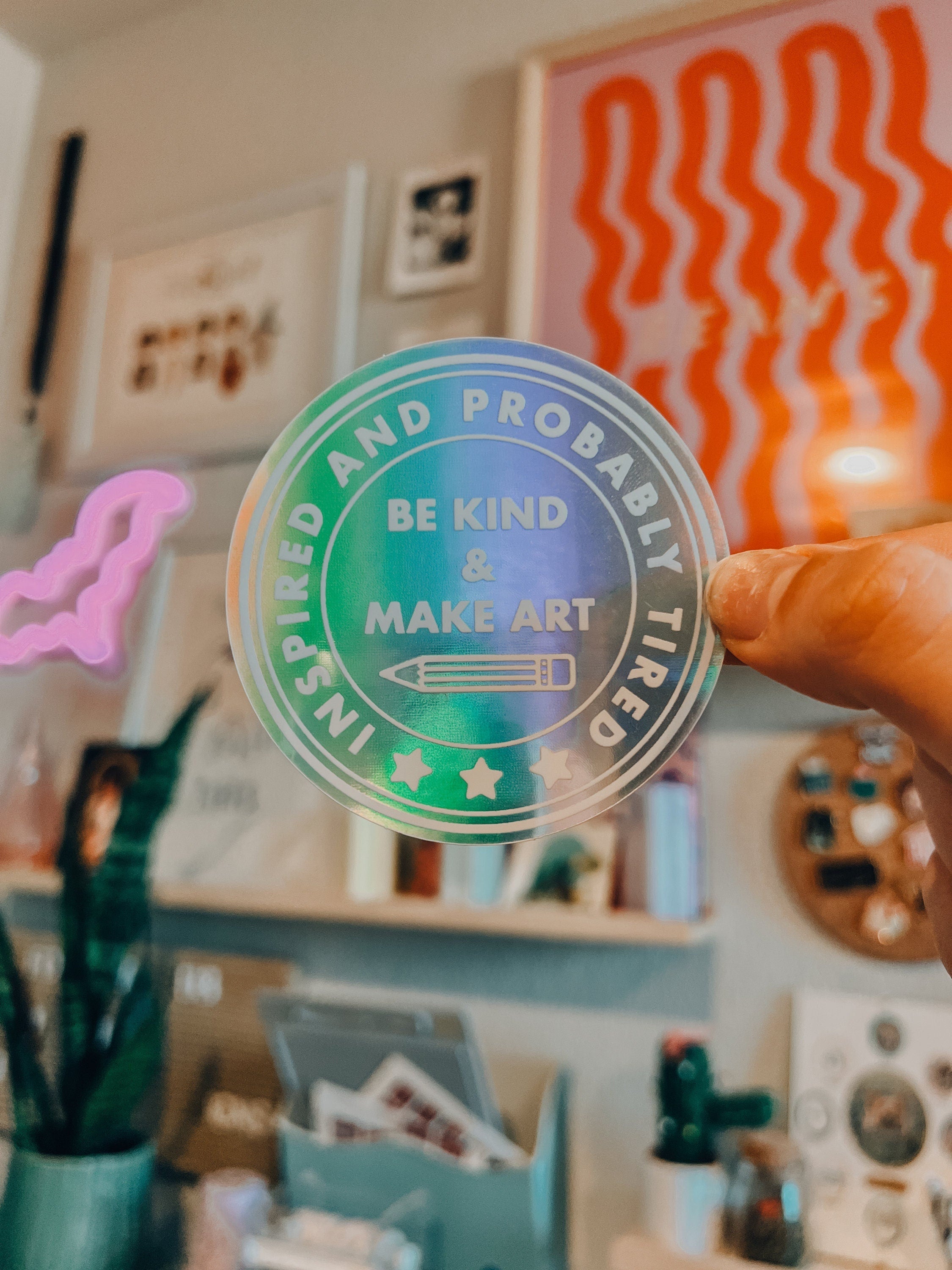 Inspired and Probably Tired Sticker – Shop Jollie Ollie